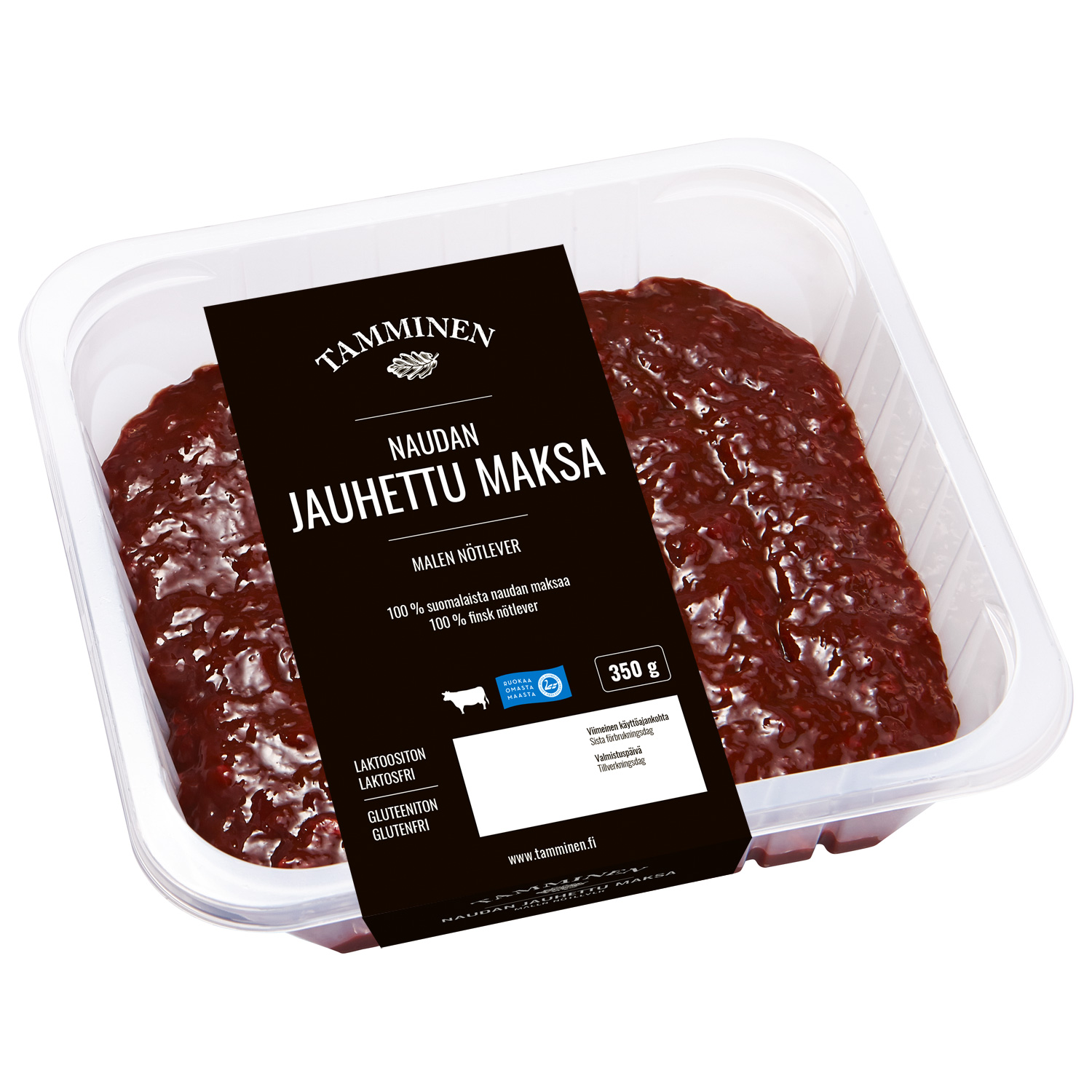 Naudan maksa, jauhettu – Tamminen
